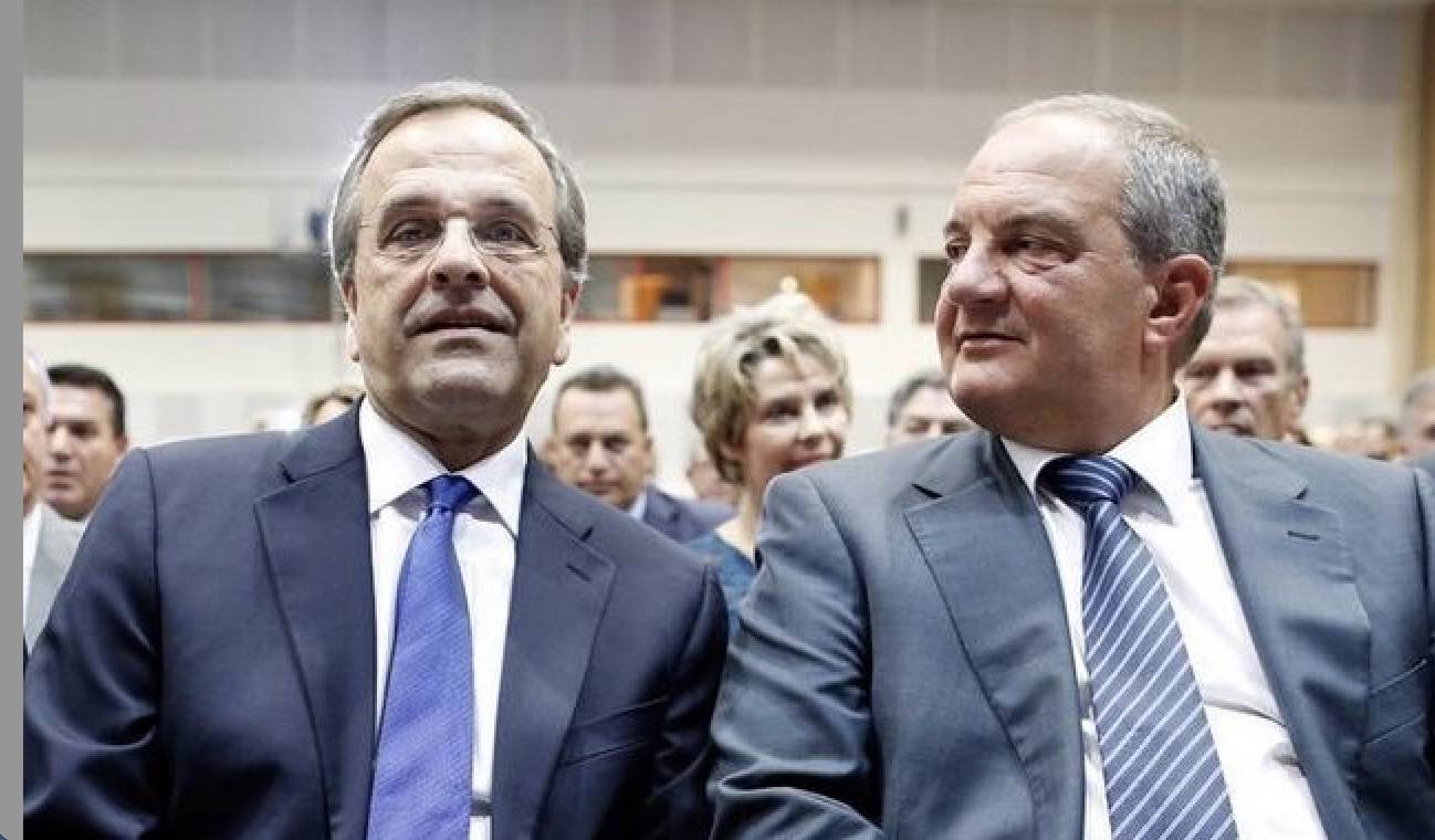 Πολιτική κατεδάφιση του Μητσοτάκη από το δίδυμο Σαμαρά-Καραμανλή ...