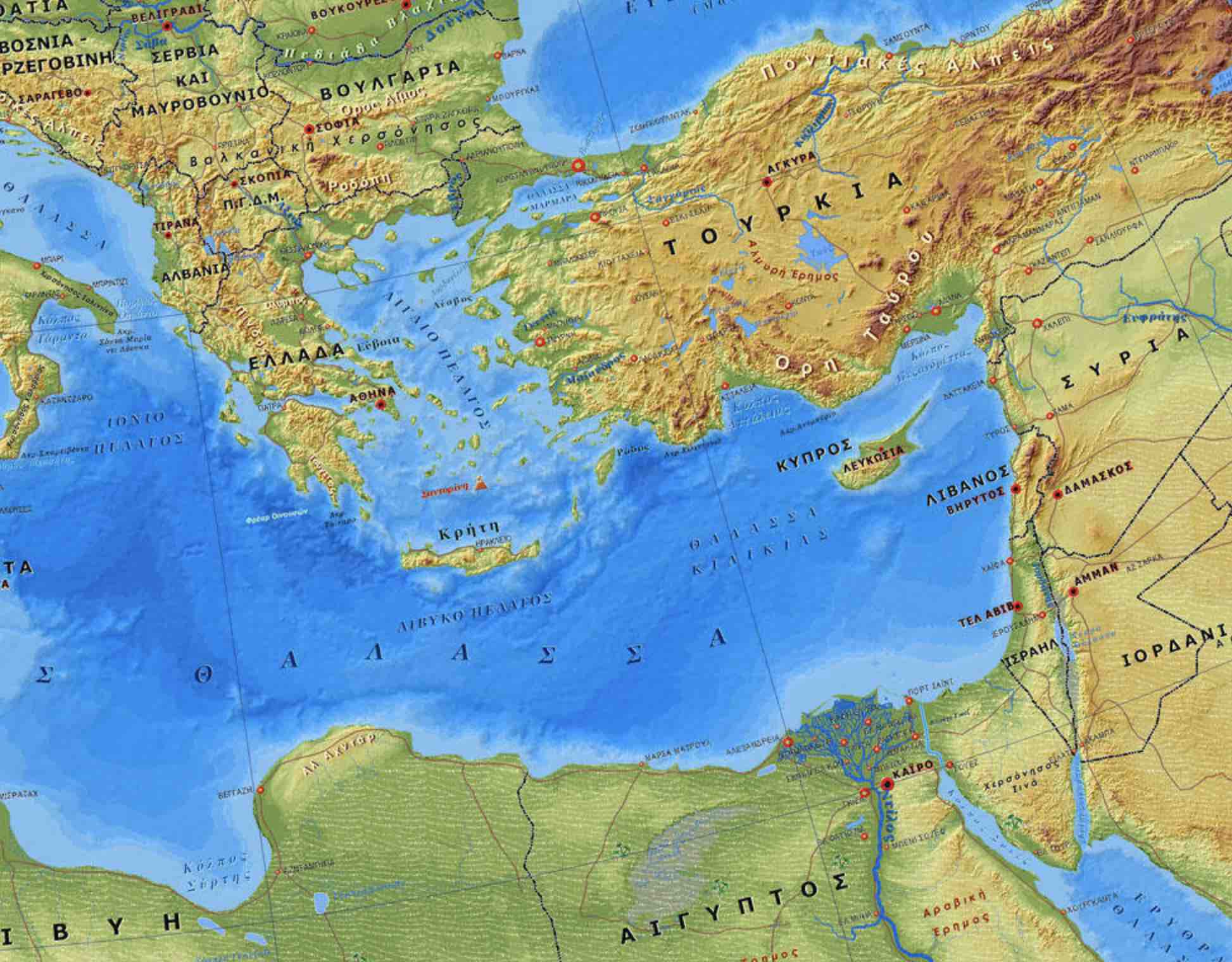 Πώς αναδιατάσσεται ο γεωπολιτικός χάρτης στην Αν. Μεσόγειο - ΟΝΗΣΙΛΟΣ